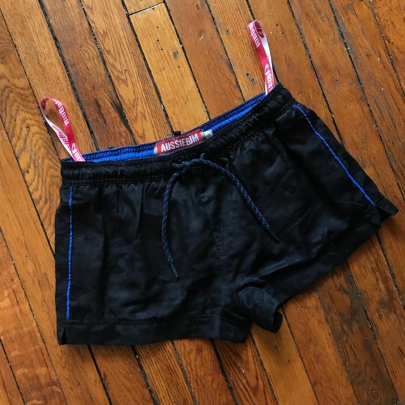 aussieBum | Swim | Aussiebum Australian Mens Black Blue Shadow ...